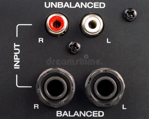 Connectors For Connecting A Sound Source To An Active Speaker System