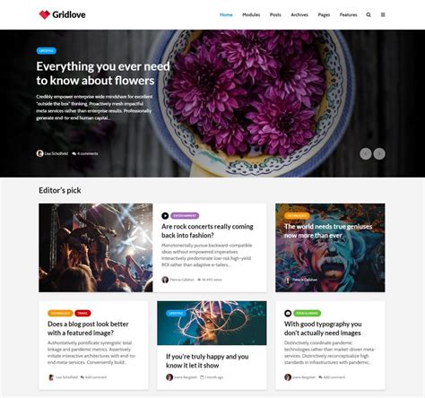 grid vs blog website layouts pros and cons theme junkie