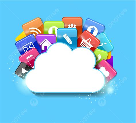 Cloud Computing Concept Vector Illustration System Button Vector System Button Png