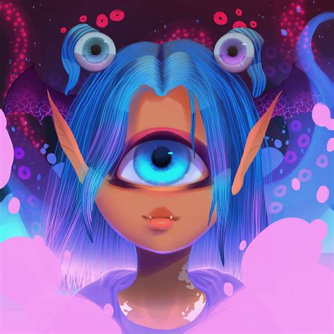 Artstation Cyclops Girl Artstation Cyclops Girl