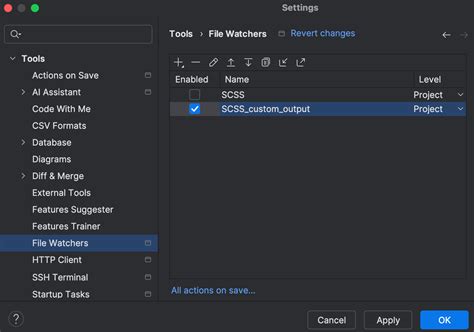 File Watchers Intellij Idea Documentation