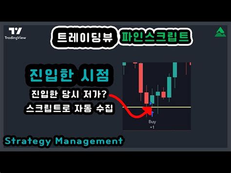 전략 실시간으로 진입한 시점의 정보를 아는 법 트레이딩뷰 파인스크립트 전략