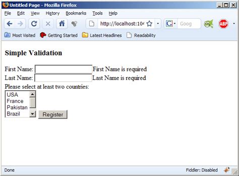Getting Started With Jquery Validation