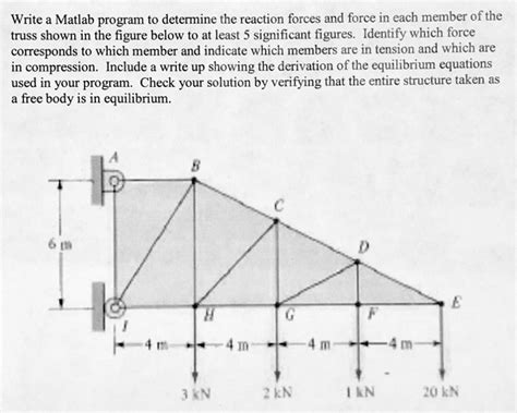 Solved Write A Matlab Program To Determine The Reaction Chegg