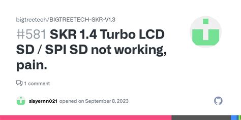 SKR Turbo LCD SD SPI SD Not Working Pain Issue Bigtreetech BIGTREETECH SKR V