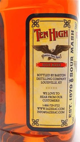 Ten High Bourbon Whiskey Half Gallon Buy Online Max Liquor For Sale