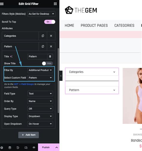 How To Filter Products Using Product Custom Fields Thegem Wordpress