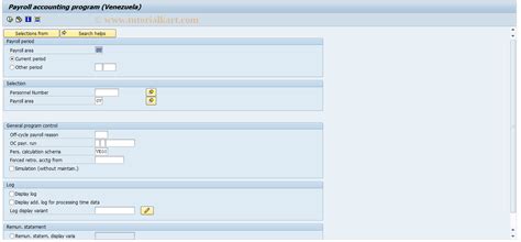 PC M CALC SAP Tcode Payroll