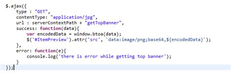 Ajax How To Show Image Which Got From Spring Boot By Jquery Onto Dom