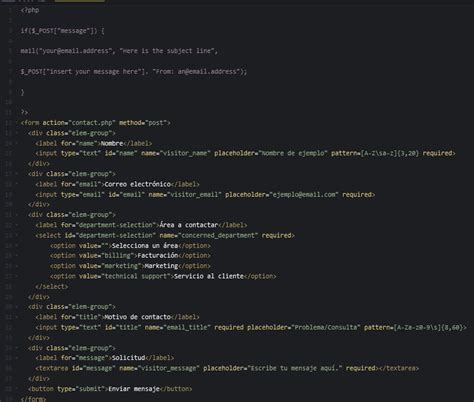 Cómo crear un formulario en HTML con ejemplo