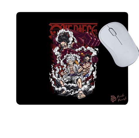 Pink Pearl One Piece Anime Mouse Pad Unique Design Featuring All
