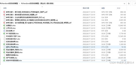 投资效率模型两个版本（含stata代码以及计算参考文献） csdn博客