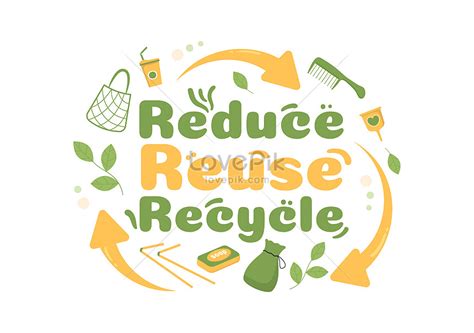 제로 폐기물 일러스트레이션 일러스트 무료 다운로드 Lovepik