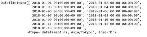 Python pandas date range 方法 码农参考