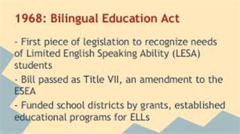 Milestones In Esl Bilingual Education Timeline Timetoast Timelines