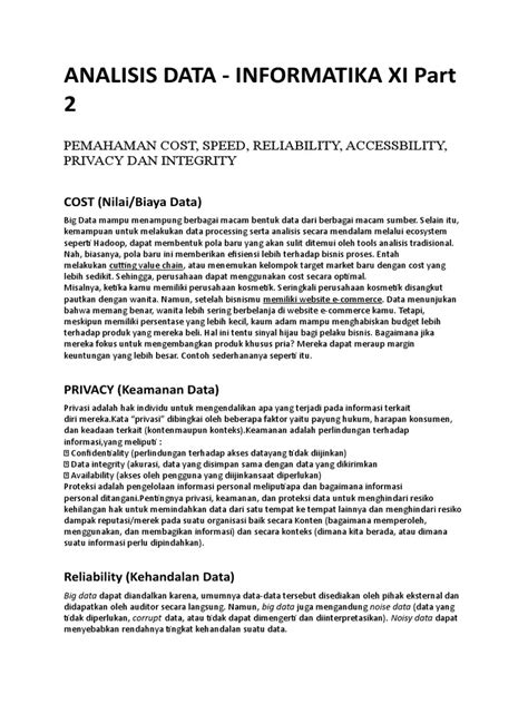 Analisis Data Informatika Xi Part 2 Pdf
