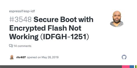 Secure Boot With Encrypted Flash Not Working Idfgh 1251 · Issue 3548