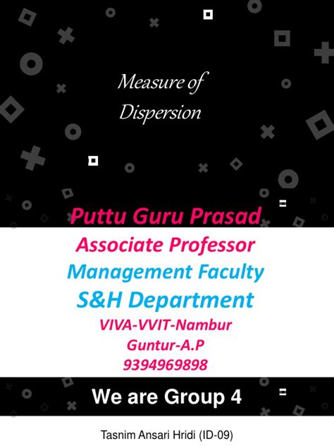 Measure Of Dispersion Pdf Statistical Dispersion Coefficient Of Variation