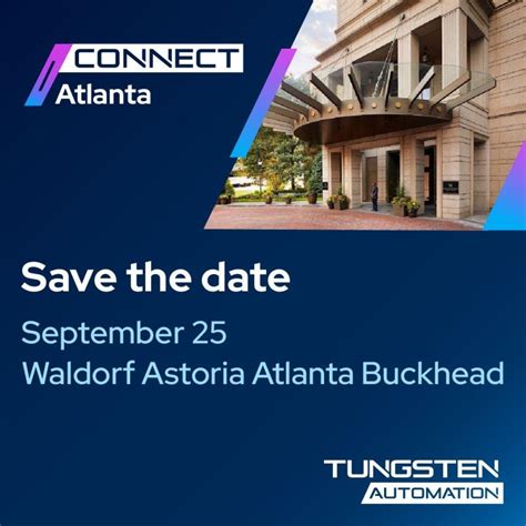 Tungstenconnect2025 Tungstenautomation Automationconnect Atlantaevents