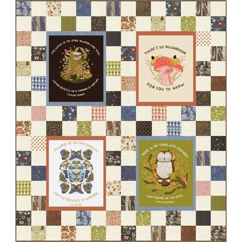 Night Owl Chunky Charmer Quilt Kit By Copper Kettle Quilt Company