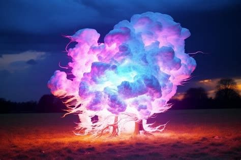 Premium Photo Nights Nimbus