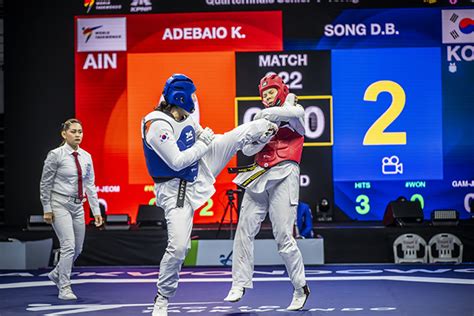 한국 무주 태권도원 2025 세계태권도 그랑프리챌린지 2일차 은메달 2 Mk스포츠