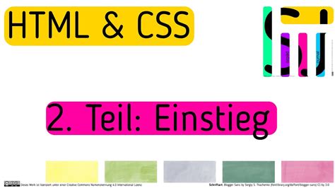 Html And Css Teil 2 Einstieg Youtube
