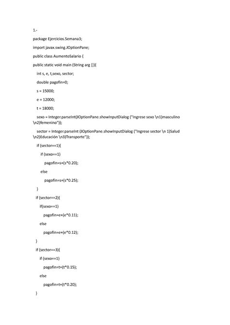 taller de progra 2 1 package ejercicios import javax swing