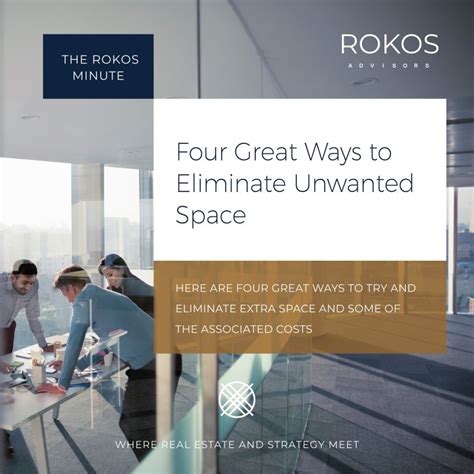 Rokos Advisors On Linkedin Rokosminute Cre Creadvice Leasing Downsizing