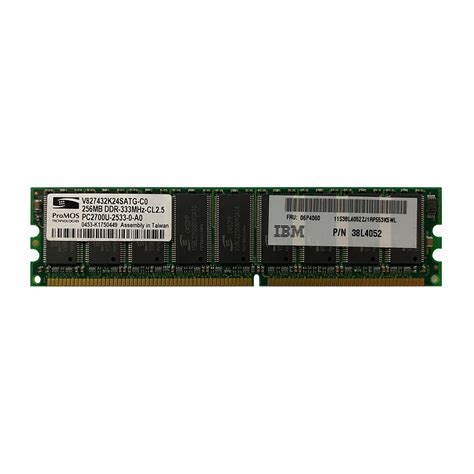 Ibm 06p4060 256mb Pc 2700 Ddr Memory Module Serverworlds