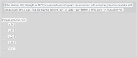 Solved A Current Of A Flows Clockwise Through A Chegg Com