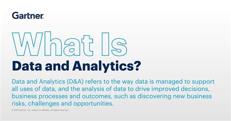 Rinu Shri Garg On Linkedin What Is Data And Analytics Everything You Need To Know Gartner