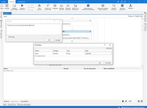 Execute Query Parameter Help Uipath Community Forum