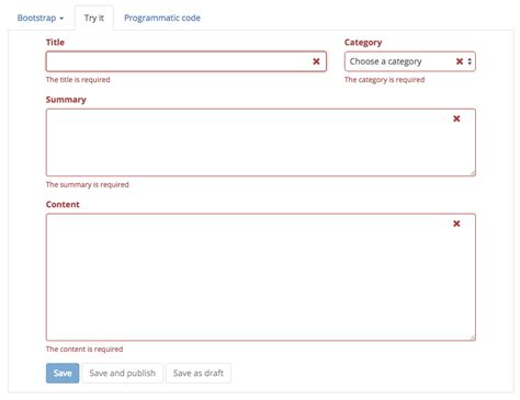 Using Multiple Buttons FormValidation