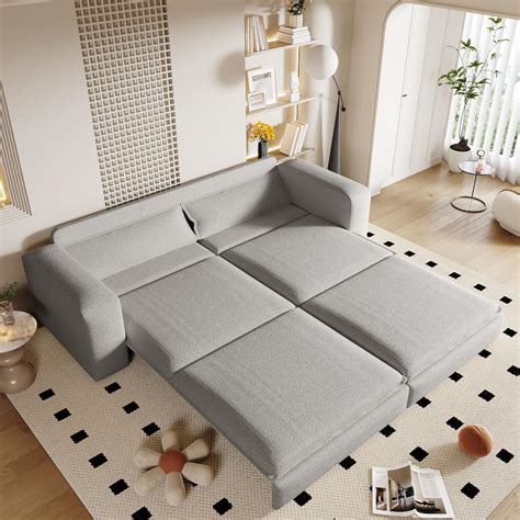 Keiki 93 King Size Sleeper Sofa Bed 3 In 1 Convertible