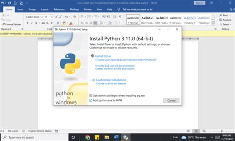 Cara Install Dan Menjalankan Python Di Windows Untuk Data Analyst