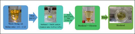 Transesterification Process Flow For Biodiesel Synthesis Download Scientific Diagram