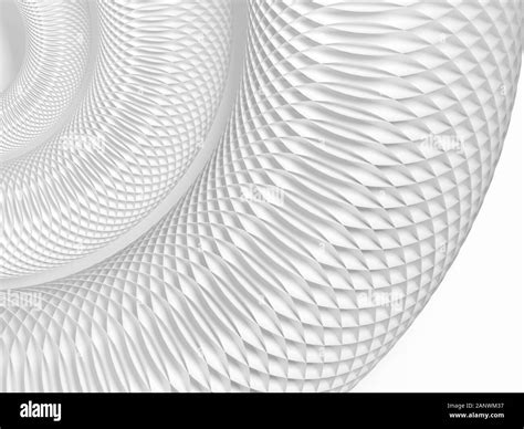 Abstract parametric background with round spiral structure made of ...