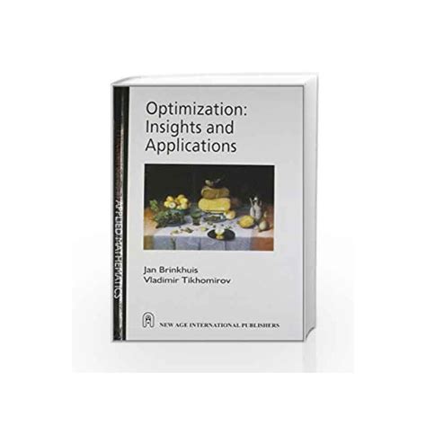 optimization insights and applications by buy online optimization