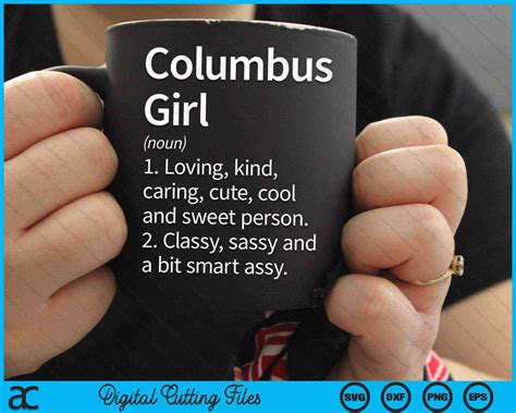 Columbus Girl Ga Georgia Home Roots Svg Png Cutting Printable Files