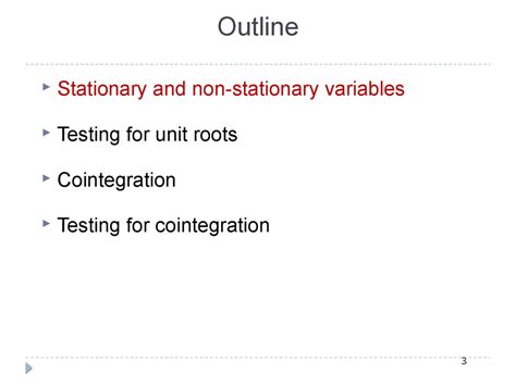 Modeling Non Stationary Variables презентация онлайн