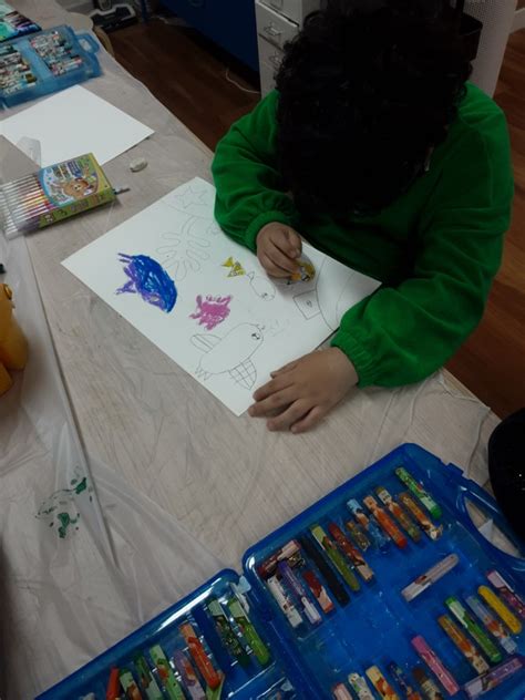 능원초미술학원능평리미술학원초등미술상상날개 11월 1주 표현기법소금그림에 입체적인 질감주기 네이버 블로그