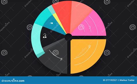 A Pie Chart Icon Representing The Distribution Of Data Across Different Categories Created With