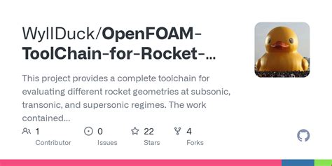 Github Wyllduckopenfoam Toolchain For Rocket Aerodynamic Analysis This Project Provides A