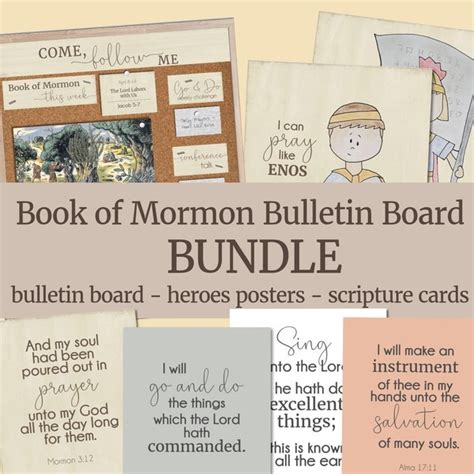 Book Of Mormon Scripture Heros Posters Etsy