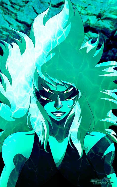 Malachite Es La Gema Resultado De La Fusion De Jaspe Y Lapiz Lazuli En La Serie Stev… Steven