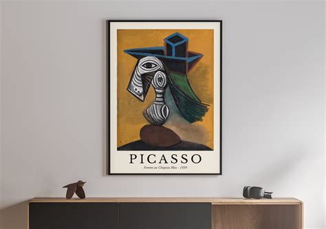 Picasso Print Picasso Poster Picasso Art Print Picasso Femme Au