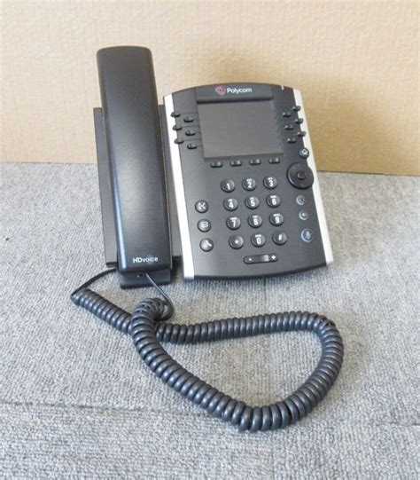Polycom Vvx 410 2201 46186 001 Business Media Voip Poe Desk Telephone