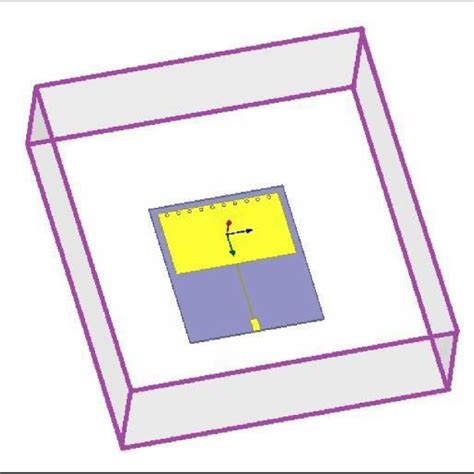 The Components Of Quarter Wave Rectangular Patch Antenna Download Scientific Diagram