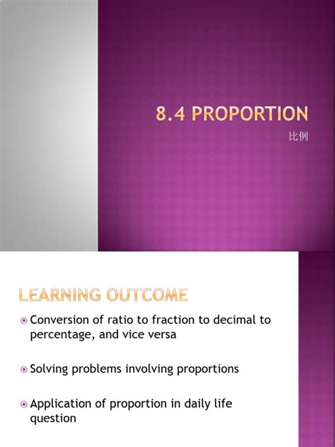 Math Proportion Pdf